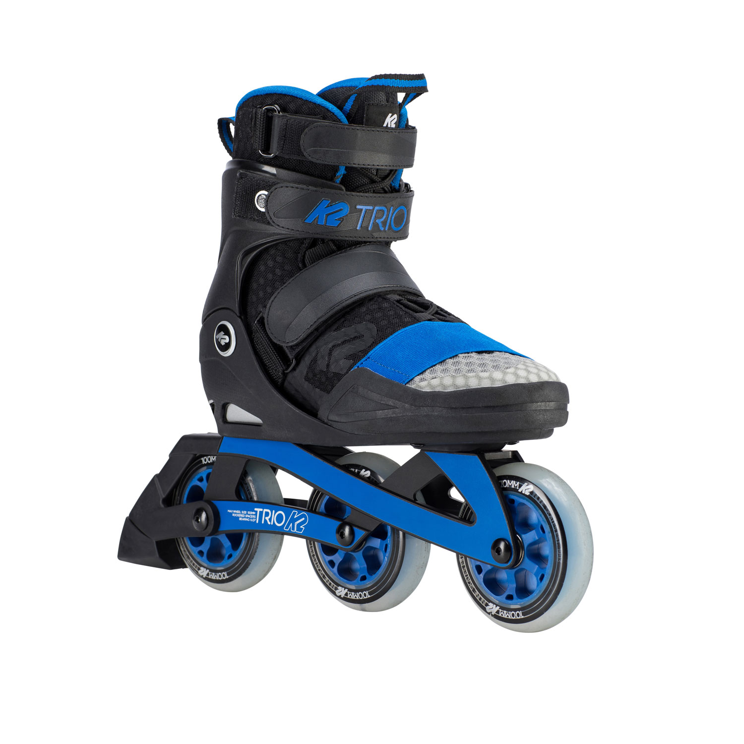 Rolki K2 Trio 100 Blue 2019 - męskie rolki lifestyle miejskie